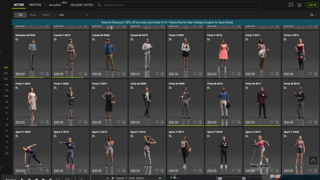 使用 ActorCore 和 iClone Omniverse Live Sync 轻松制作实时动画